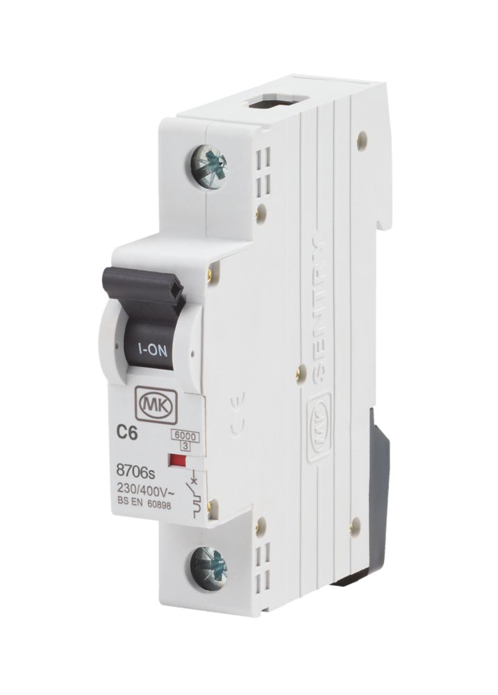 MK Sentry 6A SP Type C MCB