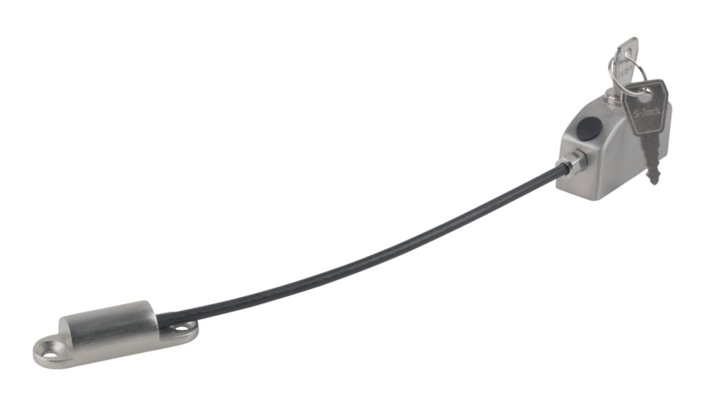 Mila Pro Linea Cable Window Restrictor Brushed Nickel 100mm