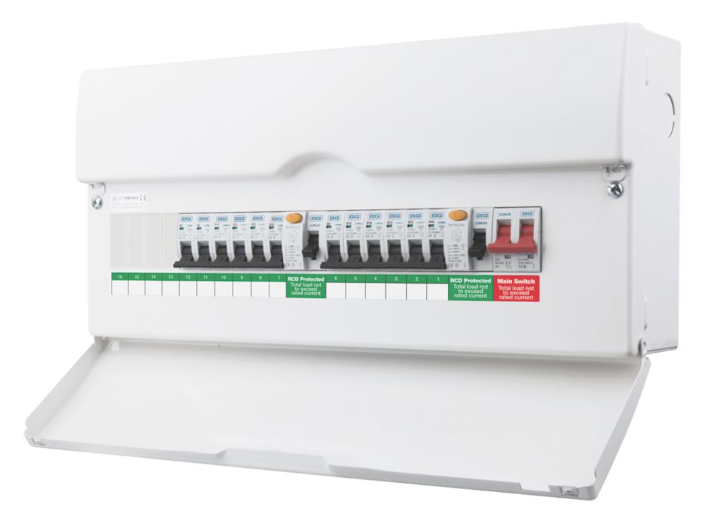 British General 22-Module 16-Way Populated High Integrity Dual RCD ...