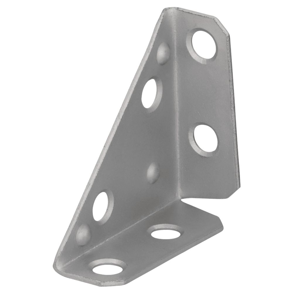Magnodur Corner Plate Matt Steel 50 x 1.5 x 70mm 10 Pack