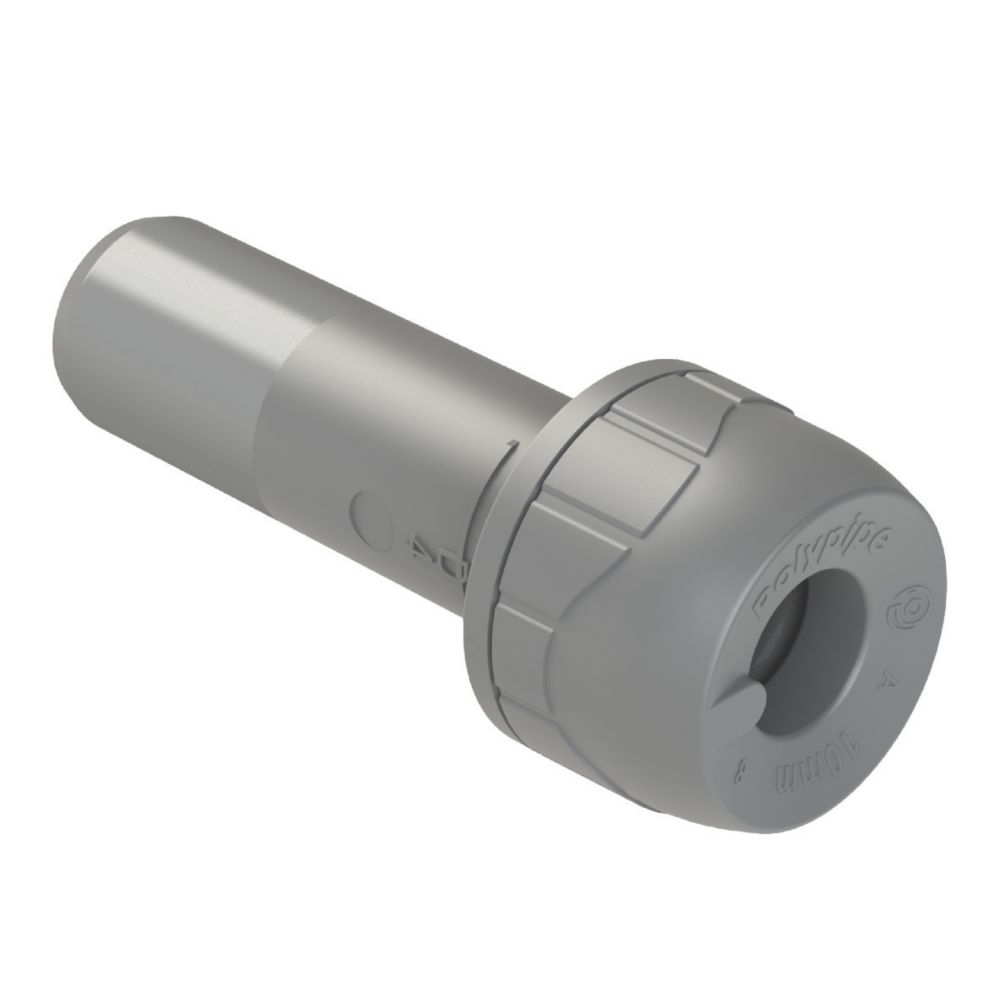 PolyPlumb Plastic Push-Fit Reducing Coupler 15mm x 10mm