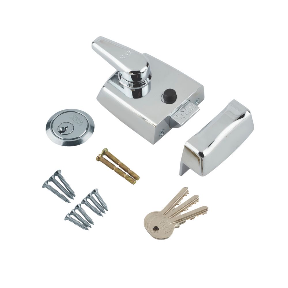 ERA 1630-37-1 Replacement Night Latch Polished Chrome 60mm Backset