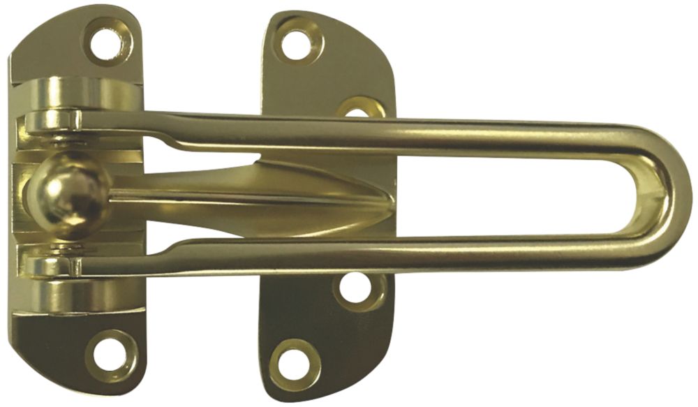 Smith Locke Door Guard Polished Brass
