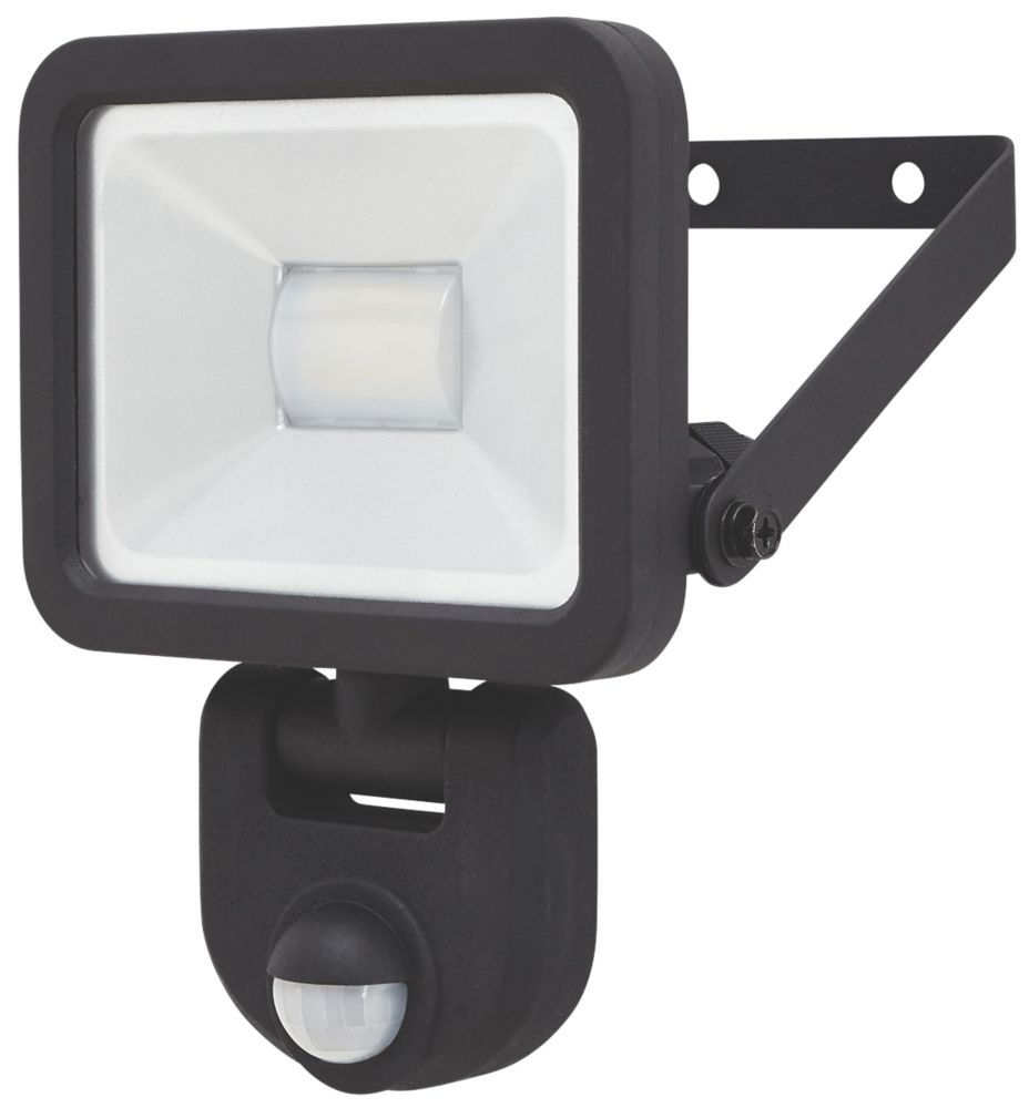LAP Weyburn LED PIR Floodlight White 10W Cool White