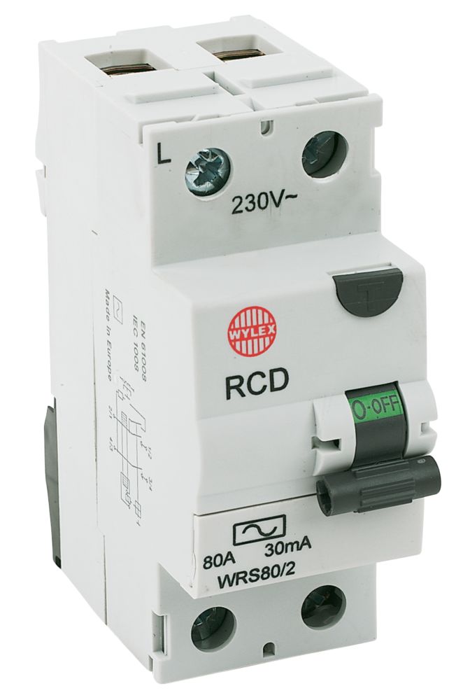 Wylex 80A 30mA DP Type A RCD