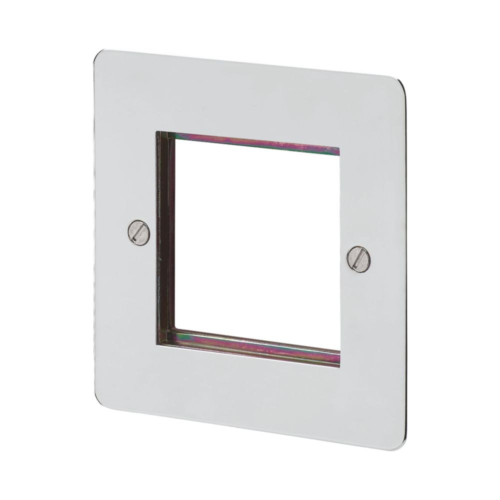 MK Edge 2-Gang Light Switch Surround White