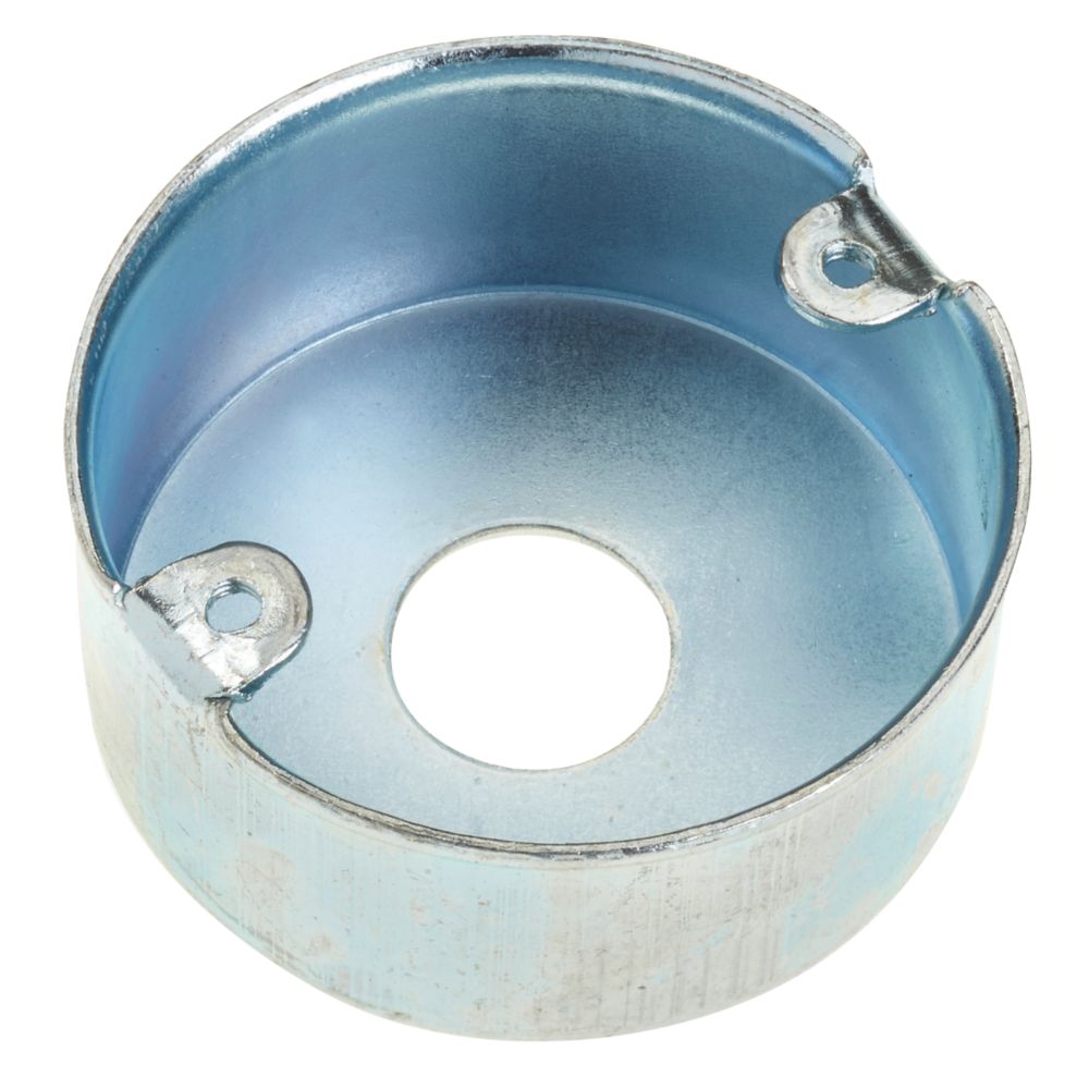 Deta BZP Metal 1 Hole Loop In Conduit Box 20mm