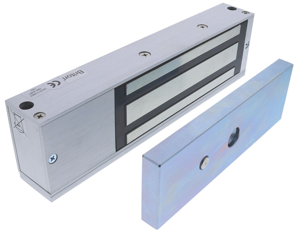 Briton 9501.M Single Magnetic Door Lock Monitored Door Status 12 / 24V DC