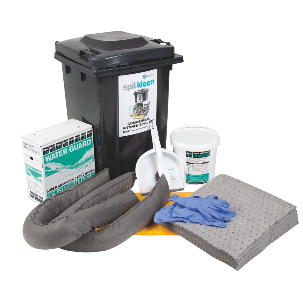 150Ltr Commercial Mobile Spill Kit 41 Pieces