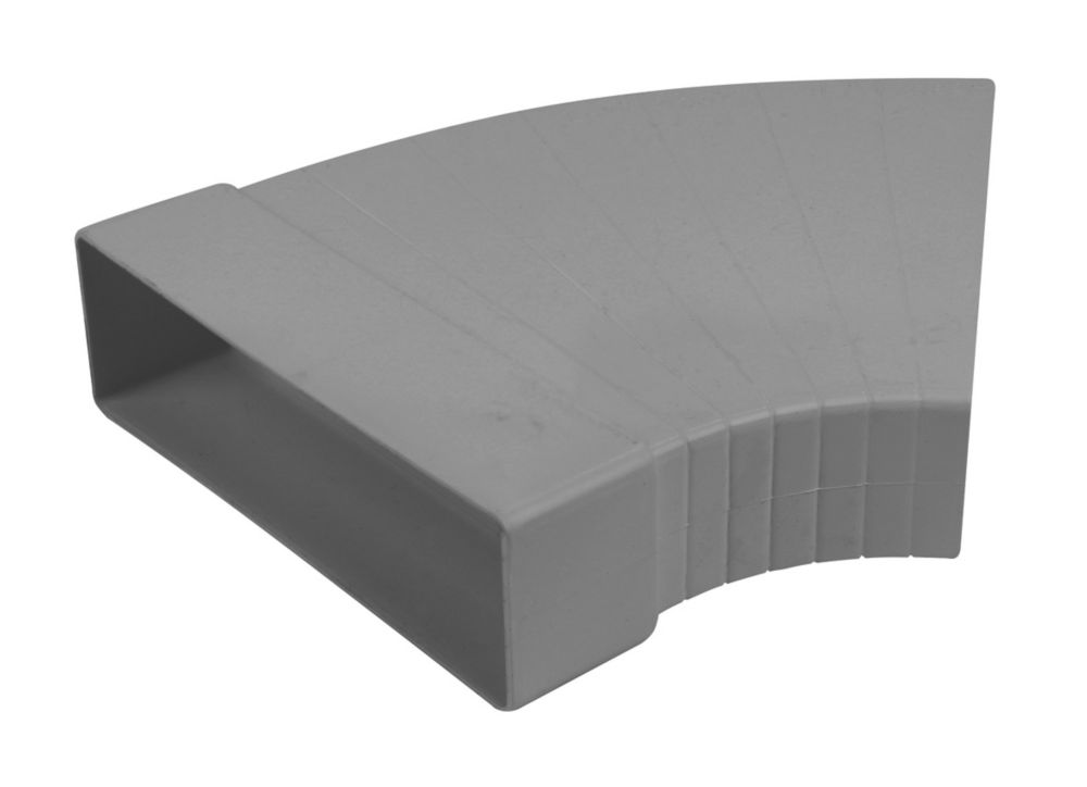 Manrose Vertical 90Â° Bend White 204mm