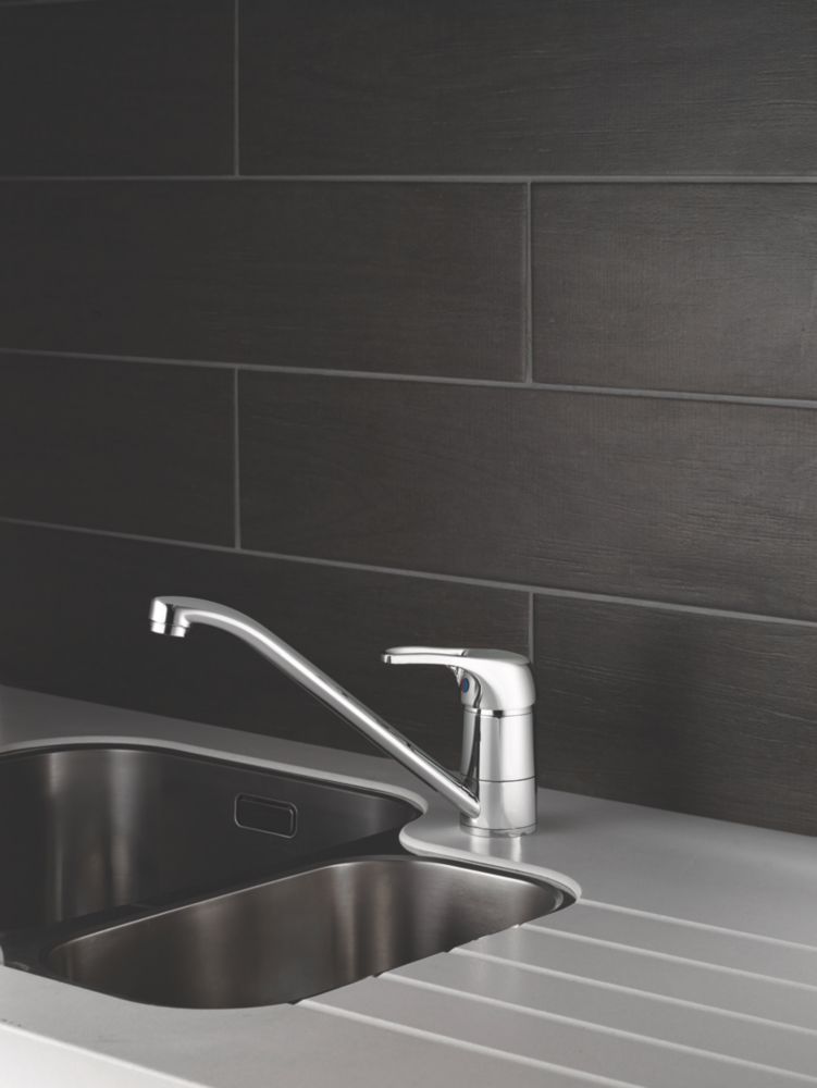 Swirl Loop Single Lever Mono Mixer Kitchen Tap Chrome