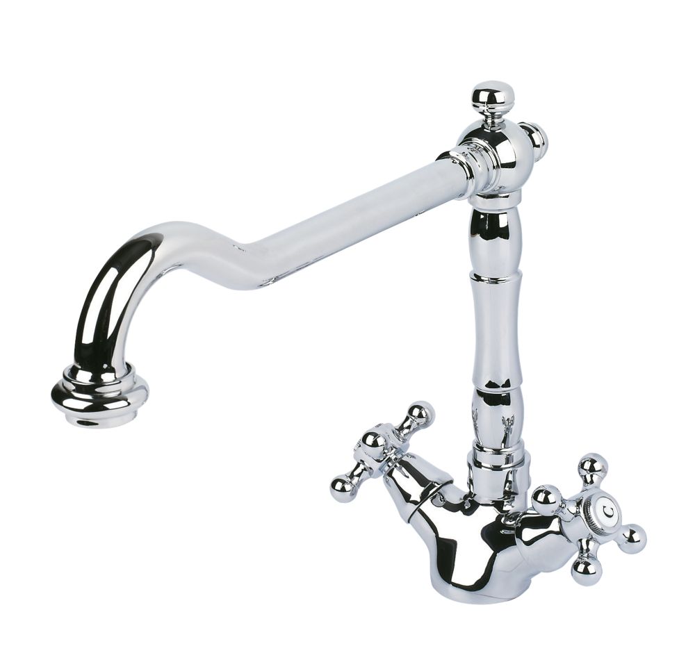 Swirl M5004P Allegro Surface-Mounted Deck Sink Mixer Kitchen Tap Chrome