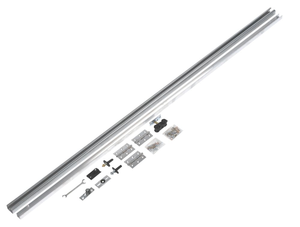 Henderson Husky 40 HF40/15 2-Door Folding Track System Silver 1538mm