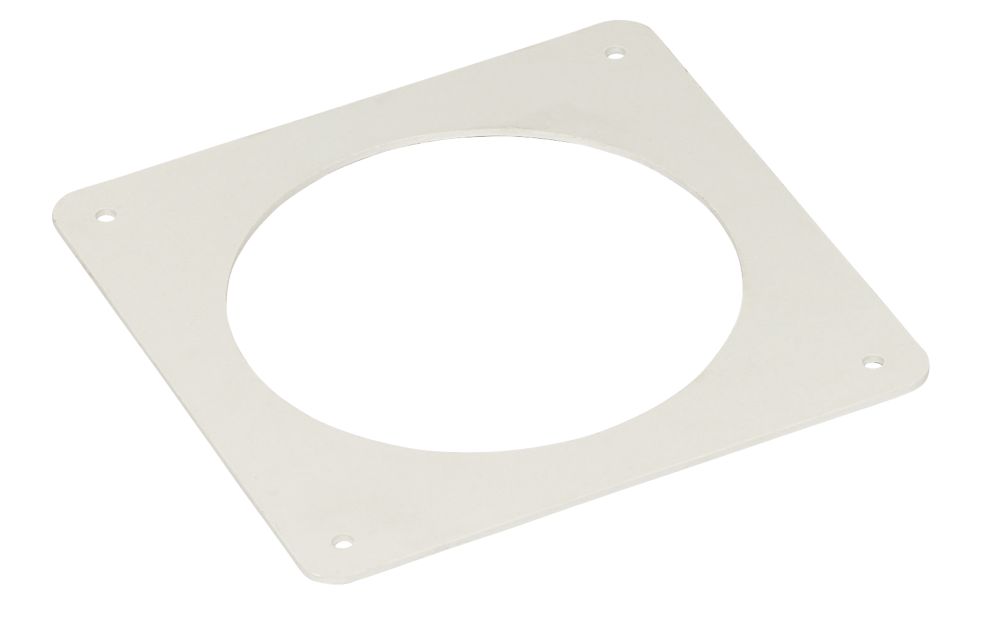 Manrose Round Wall Plate White 120mm