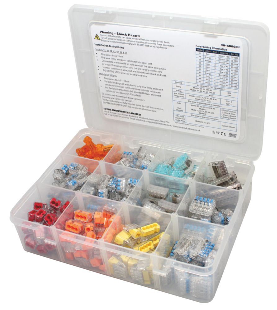 Ideal Lever Wire Connectors Combo Pack 30 Piece Set