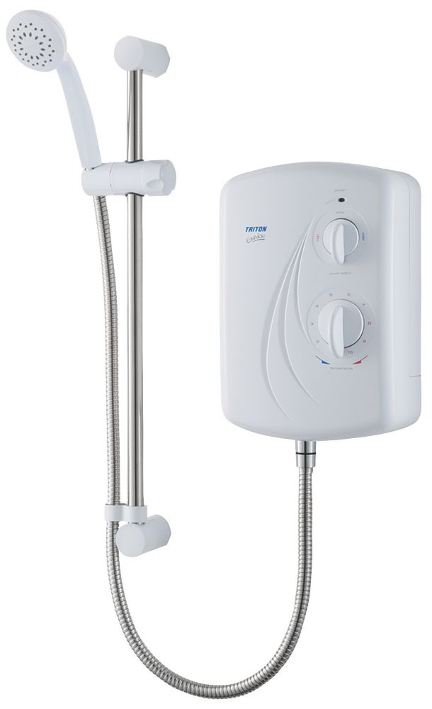 Triton T300si Remote White 8.5kW Manual Electric Shower