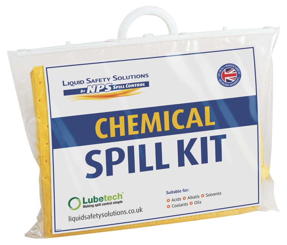Lubetech Black & White 120Ltr Chemical Spill Response Kit