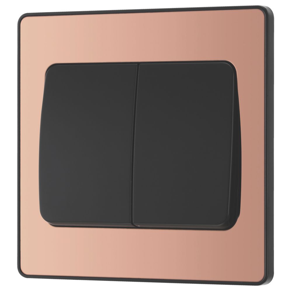 British General Evolve 20 A 16AX 2-Gang 2-Way Wide Rocker Light Switch ...