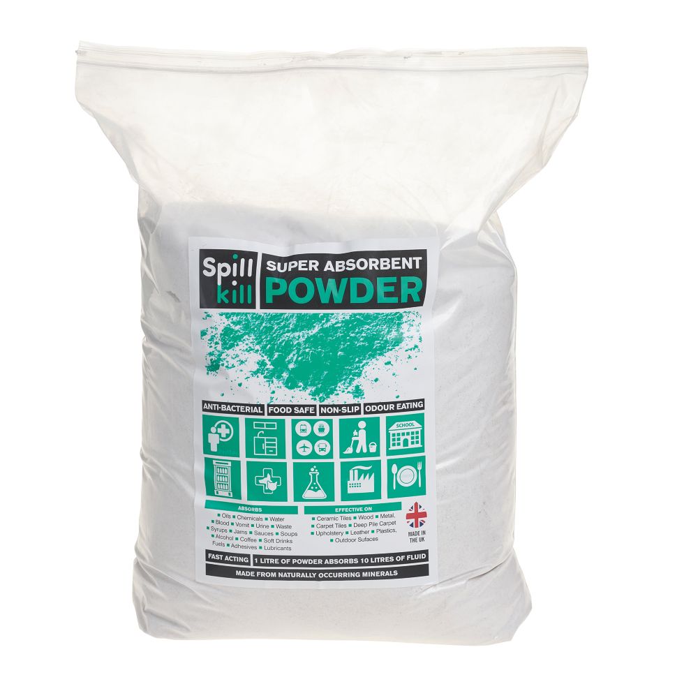 Spill Kill Absorbent Powder 5Ltr 10 Pack