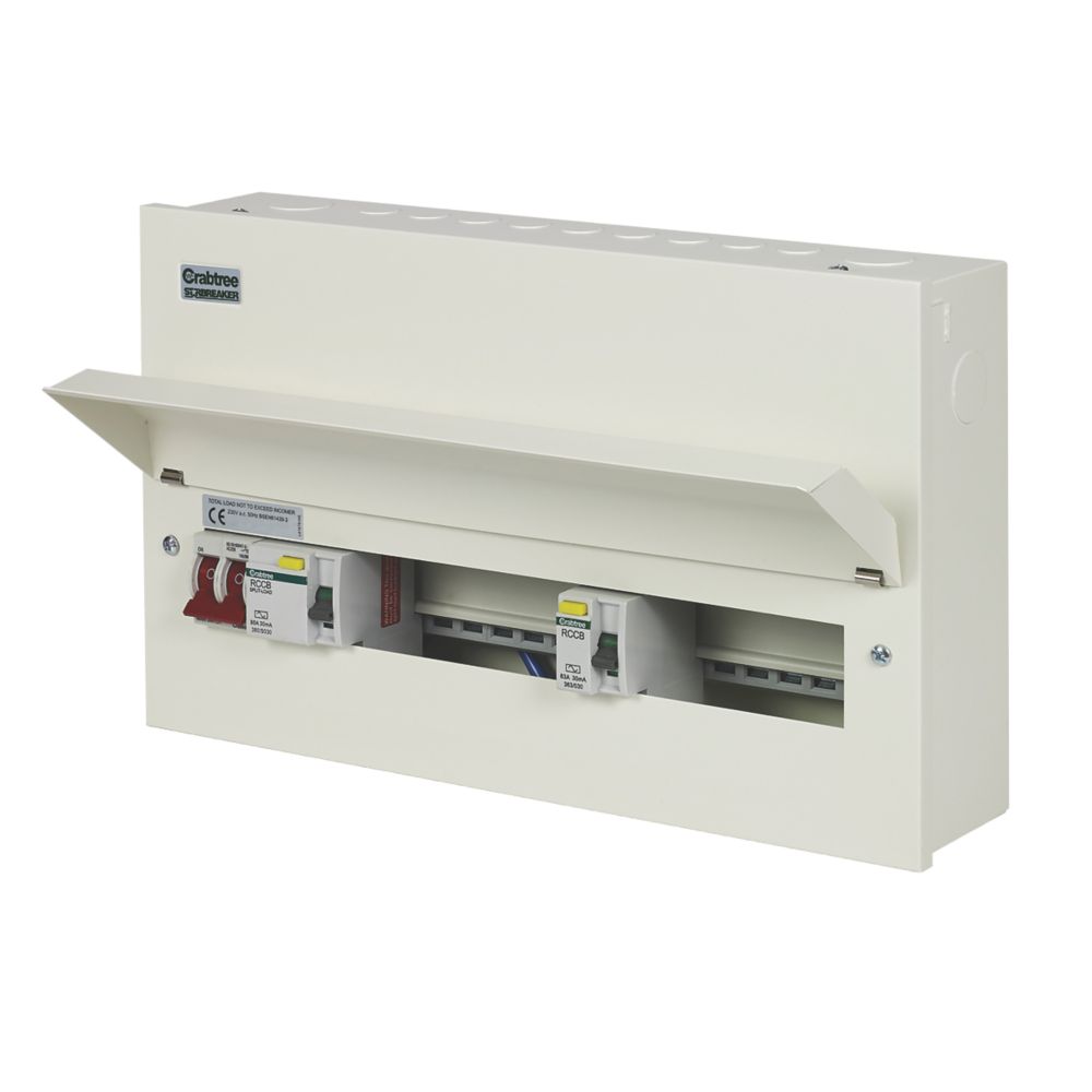 Crabtree Starbreaker 20-Module 12-Way Part-Populated High Integrity ...