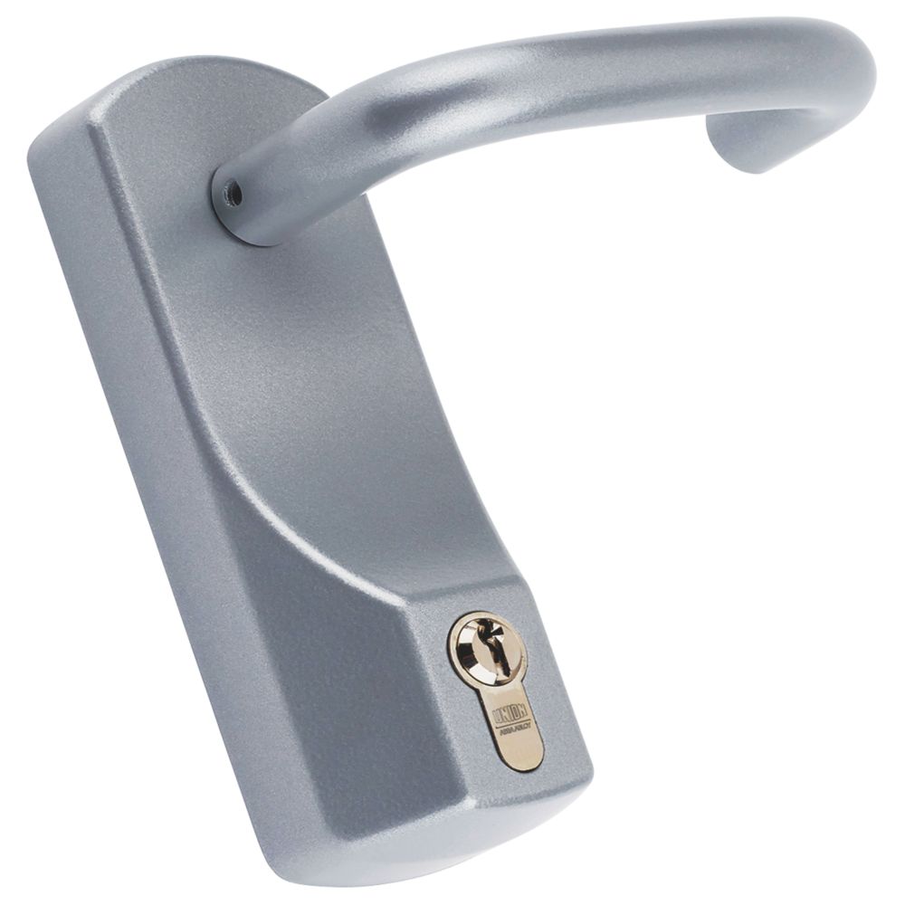 Union J-CE855OADLC-SIL ExiSafe Outside Access Device Lever Handle