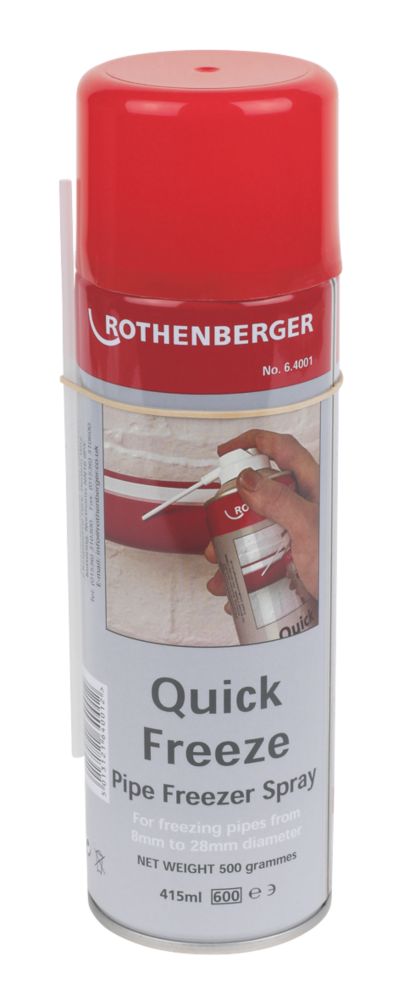 Rothenberger Quick Freeze Pipe Freezing Spray 500g
