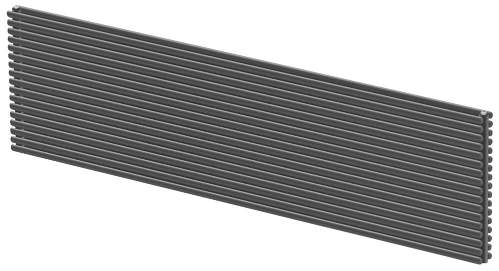 Moretti Tuba Radiator 595 x 800mm Matt Charcoal