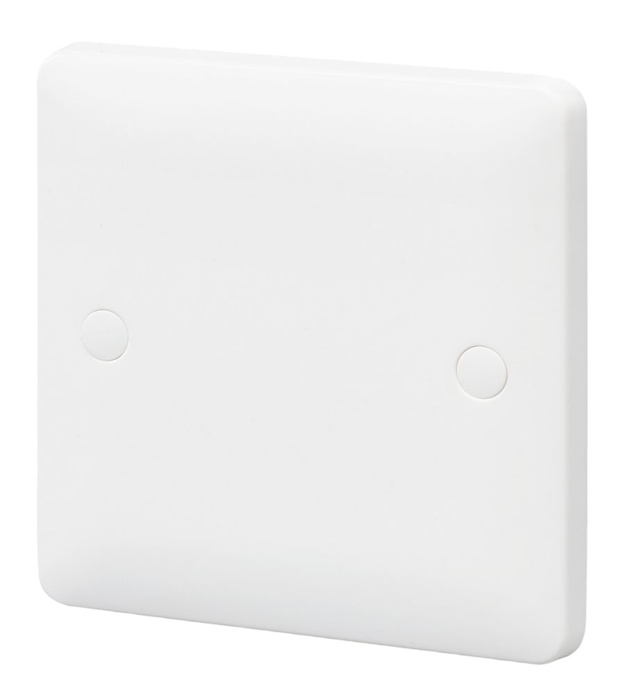 MK Base 2-Gang Blanking Plate White