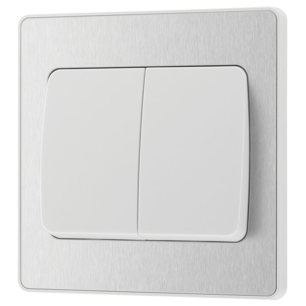 British General Evolve 20 A 16AX 2-Gang 2-Way Wide Rocker Light Switch ...