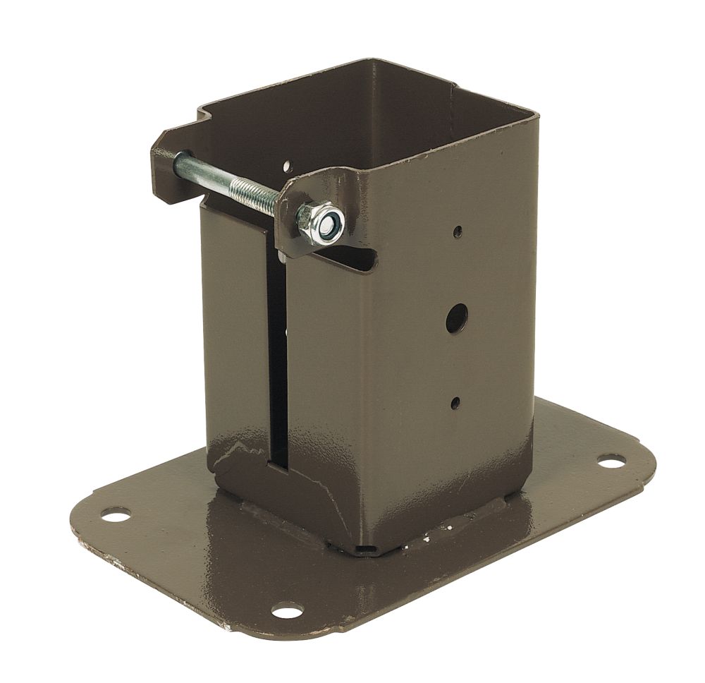 Sabrefix Bolt-Down Post Supports 100 x 100mm 2 Pack